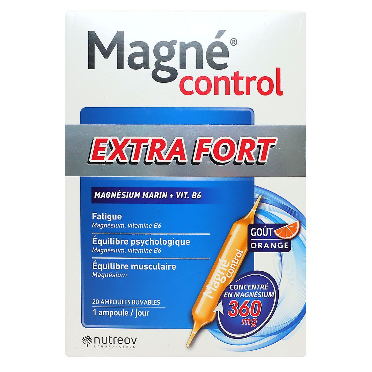 Magné Control Extra Fort de Nutreov est un complément alimentaire en ...