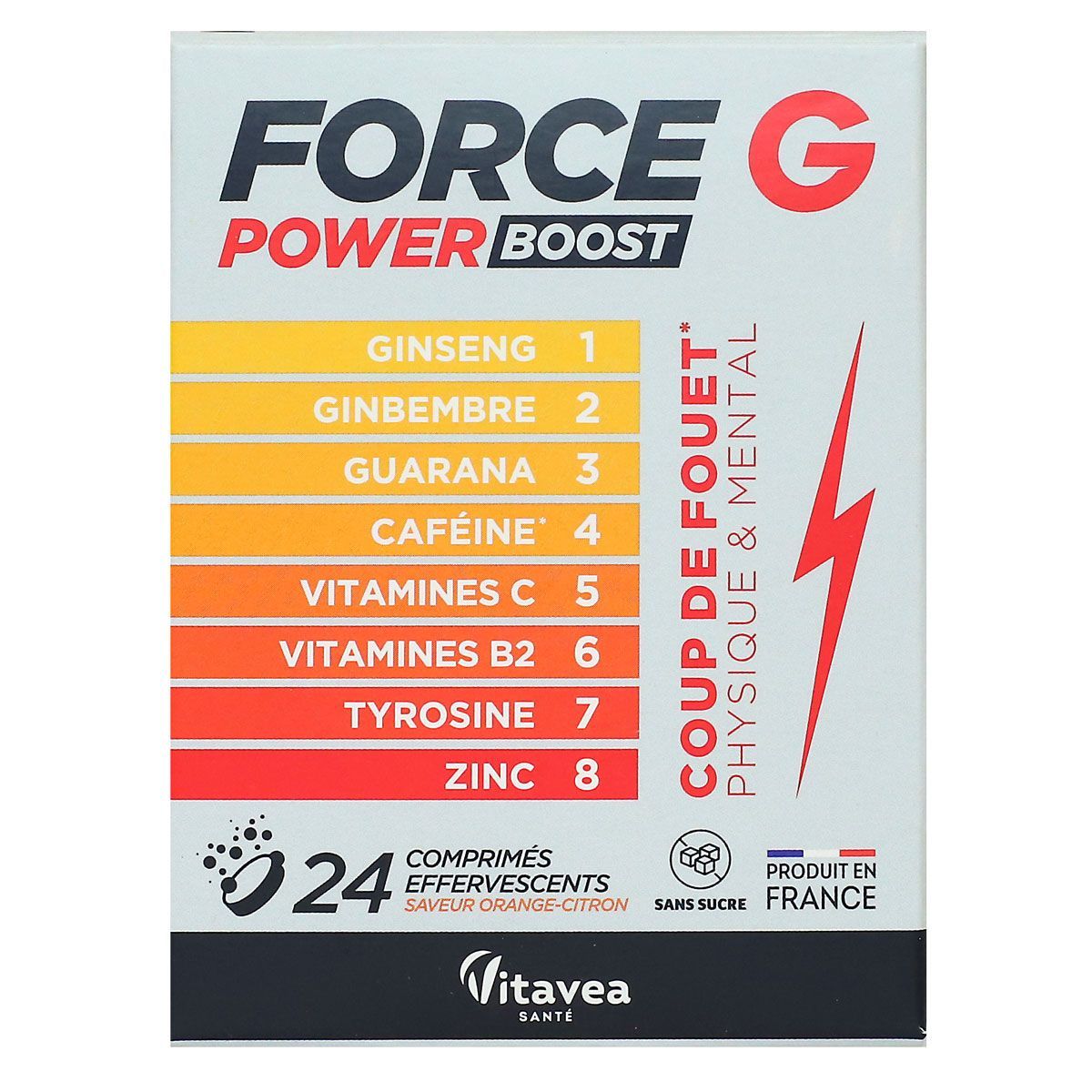 Force G Power Boost est un complément alimentaire Vitavea qui contribue ...