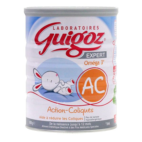 le lait ac action-coliques guigoz est un lait infantile