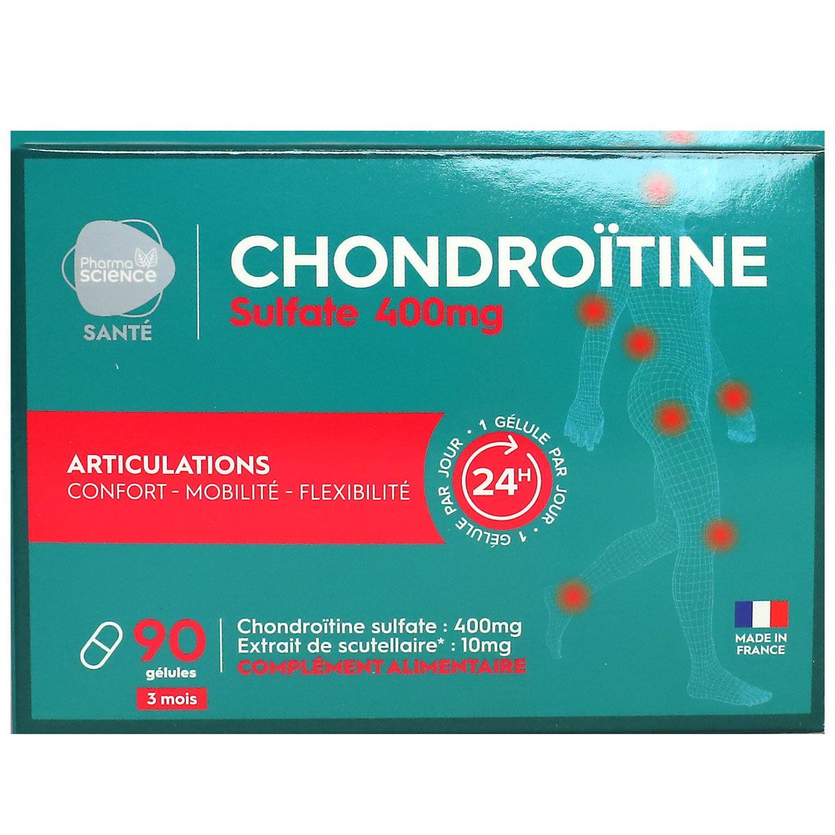 Chondroïtine Sulfate 400 mg Soutenez la santé de vos articulations avec ...