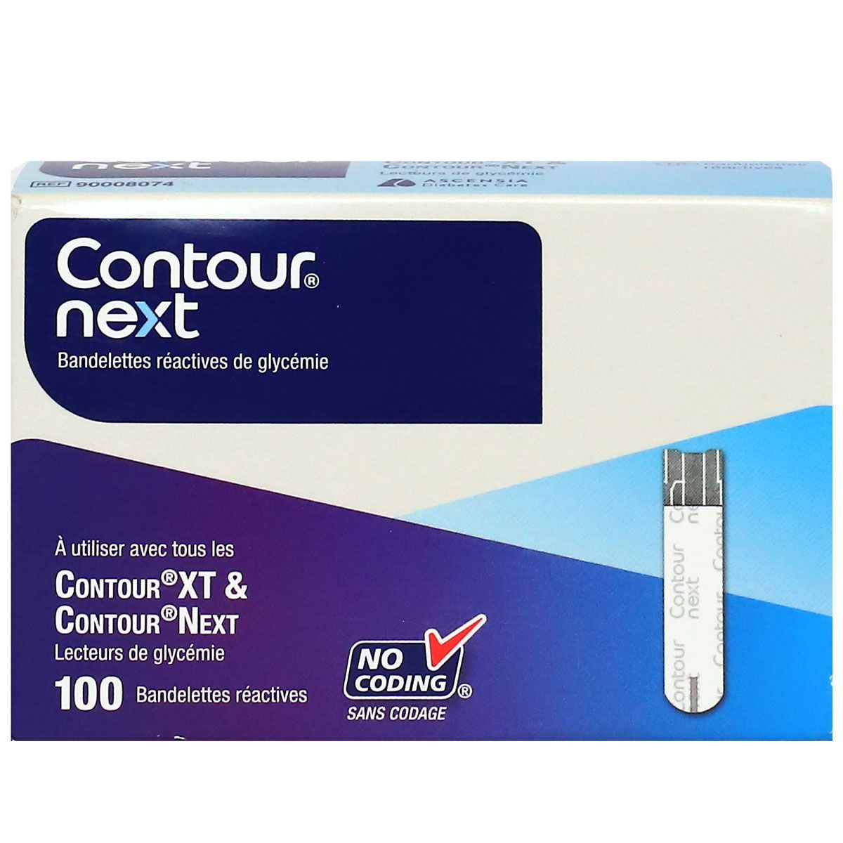 Les bandelettes Contour Next permettent d'obtenir une mesure ...