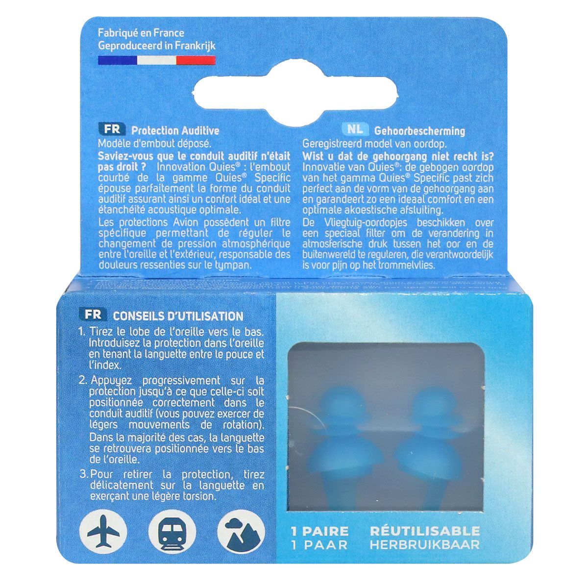 Les Protections Auditives Spécial Avion limitent les sensations de ...