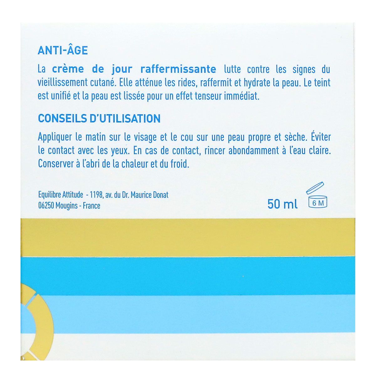 La crème de jour raffermissante anti-âge a été spécifiquement formulée ...