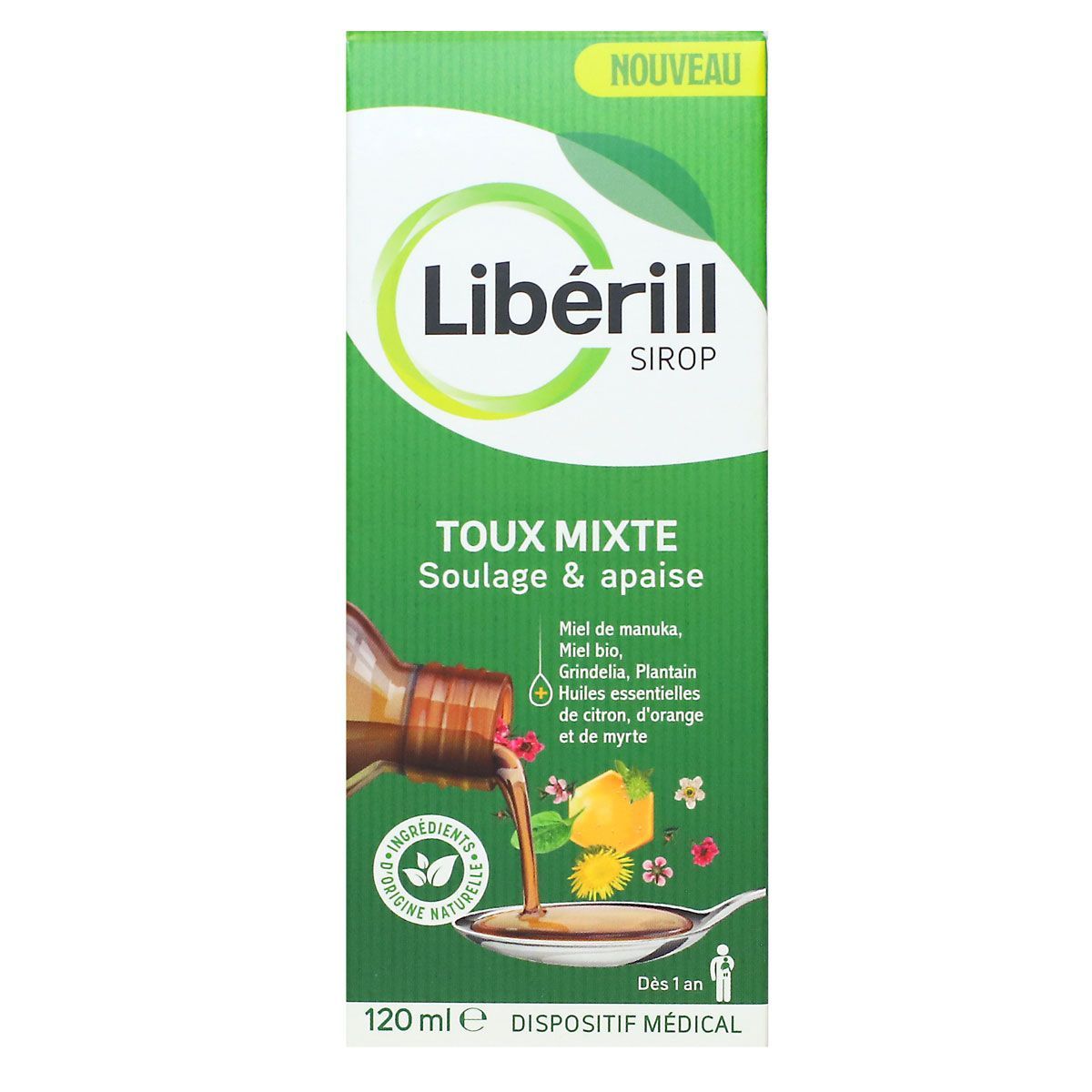 Le sirop toux mixte Libérill est un dispositif médical qui permet d ...
