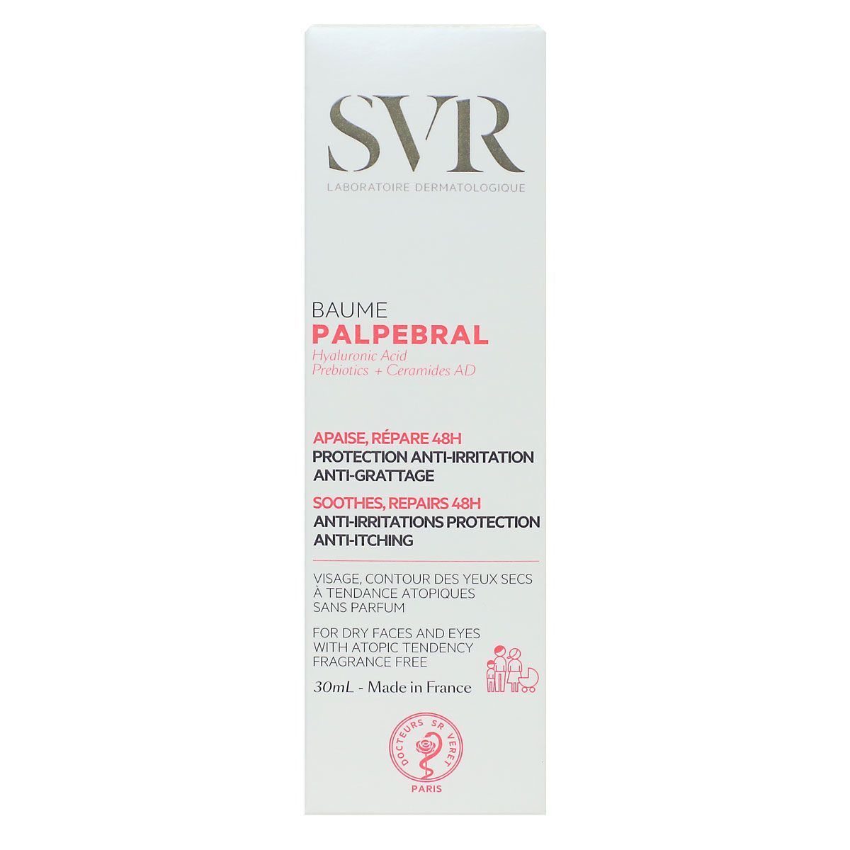 Le baume Palpebral SVR est un soin du visage, du contour des yeux