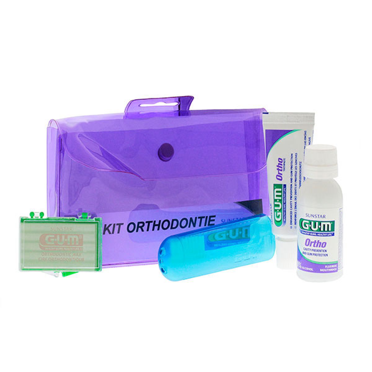 gum kit orthodontie voyage permet d'avoir le nécessaire de vos soins ...