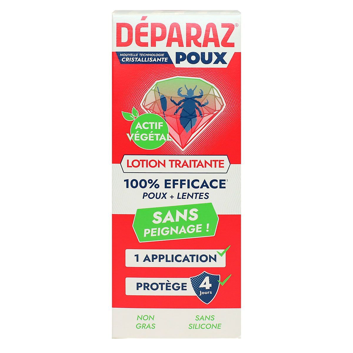 La lotion anti-poux express Déparaz Pro est un soin nouvelle génération ...
