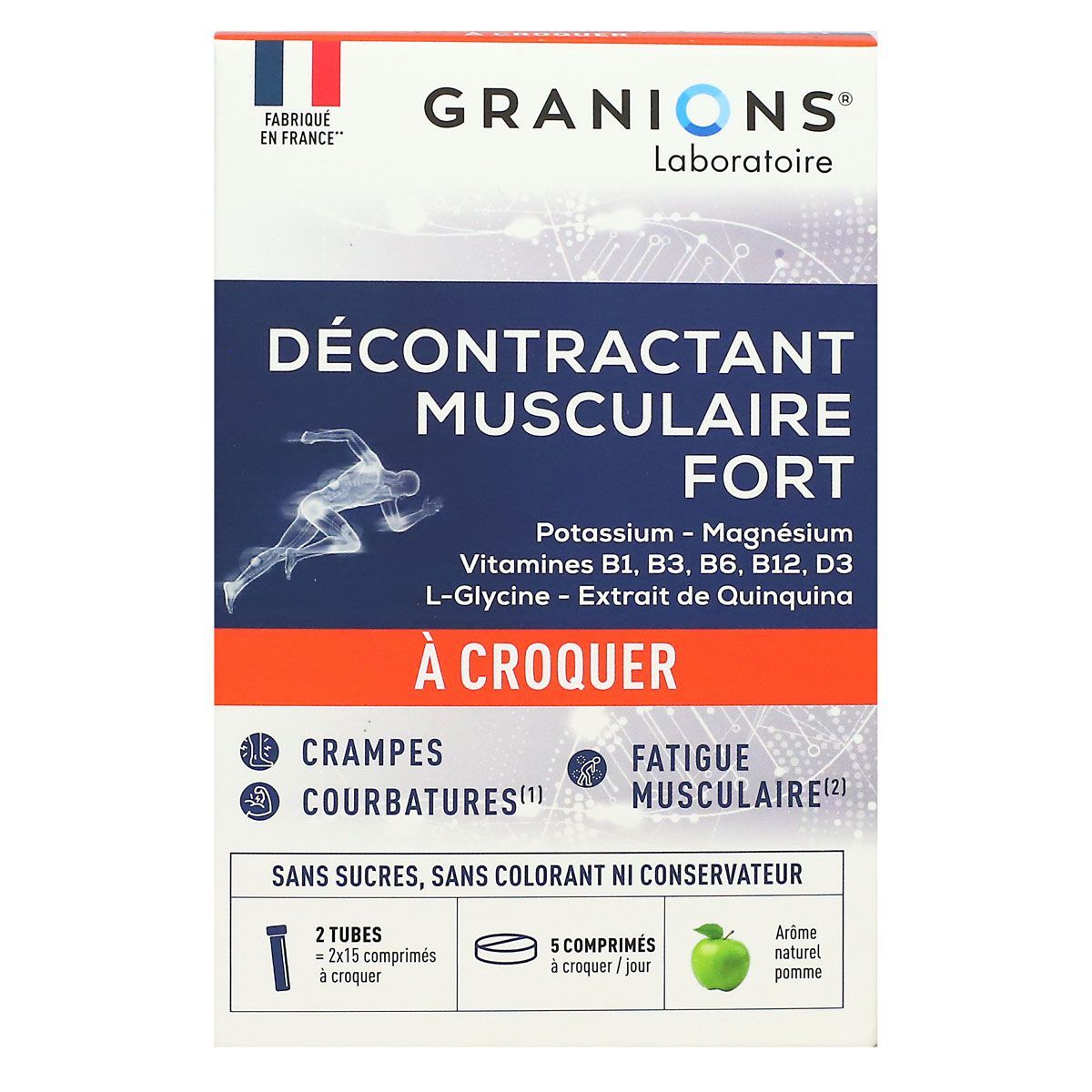 Décontractant musculaire fort est un complément alimentaire