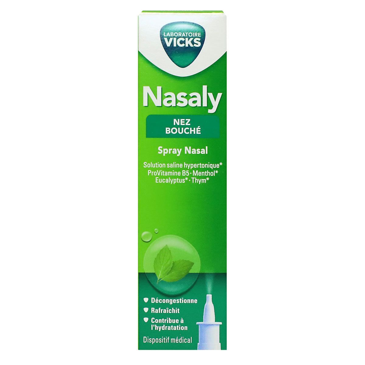 Le spray Nasaly est une solution décongestionnante pour le nez bouché ...